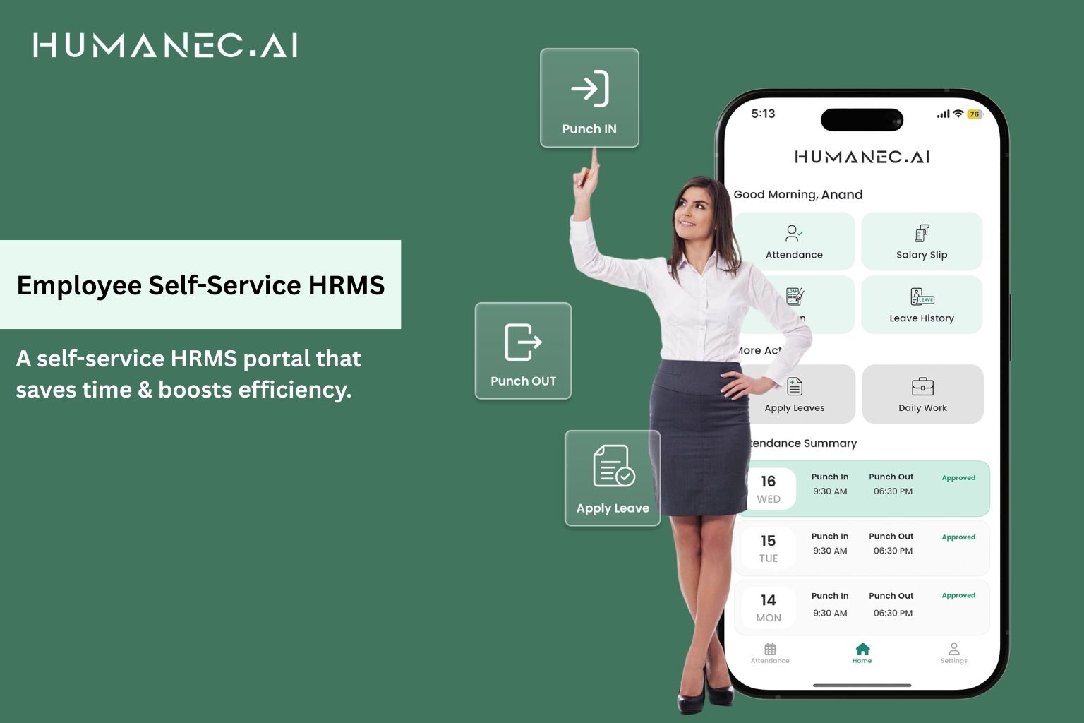 Employee Self-Service HRMS Portal India | Simplify HR & Payroll