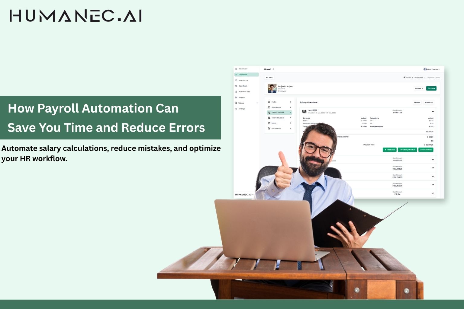 Payroll Automation: Reduce Errors & Boost Efficiency | Humanec